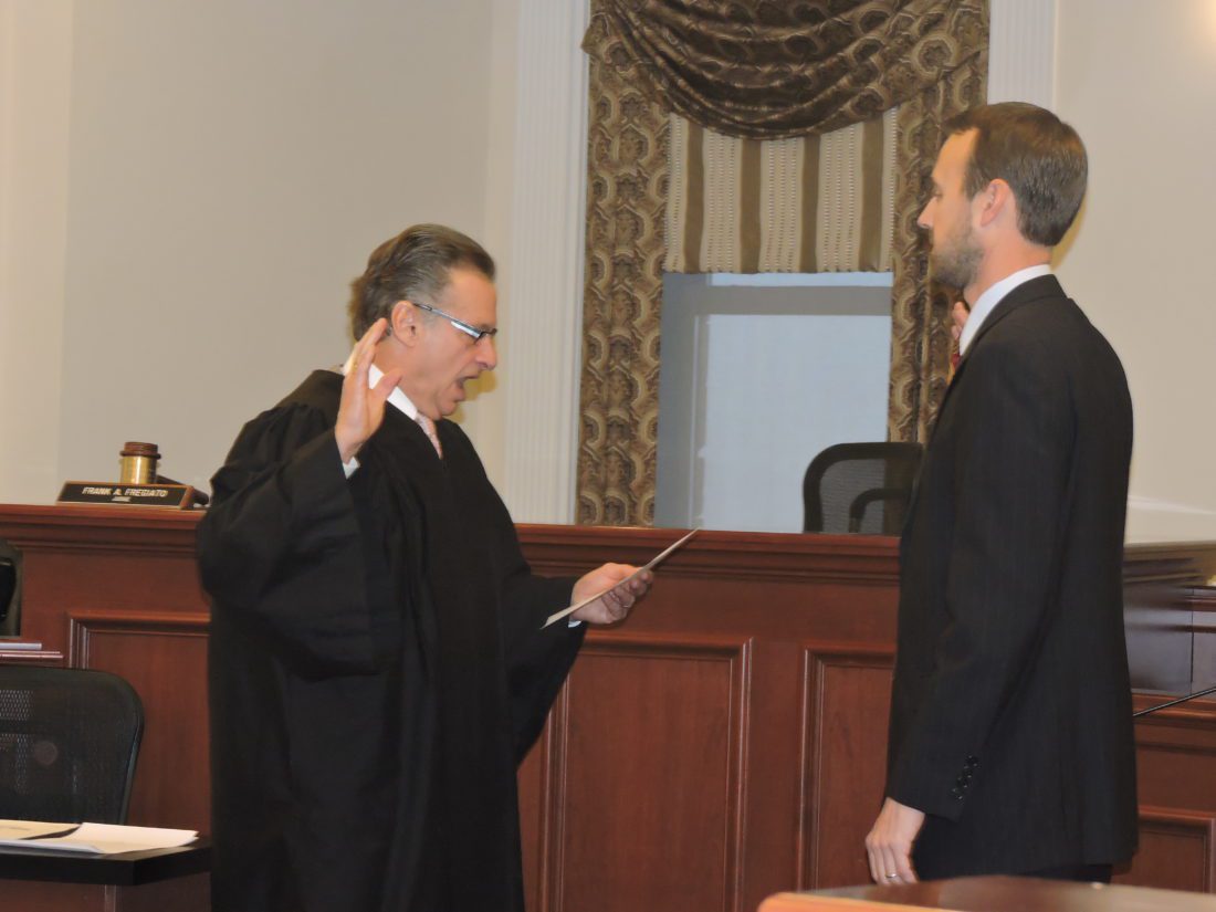 Commissioner Dutton sworn in | News, Sports, Jobs - The Times Leader